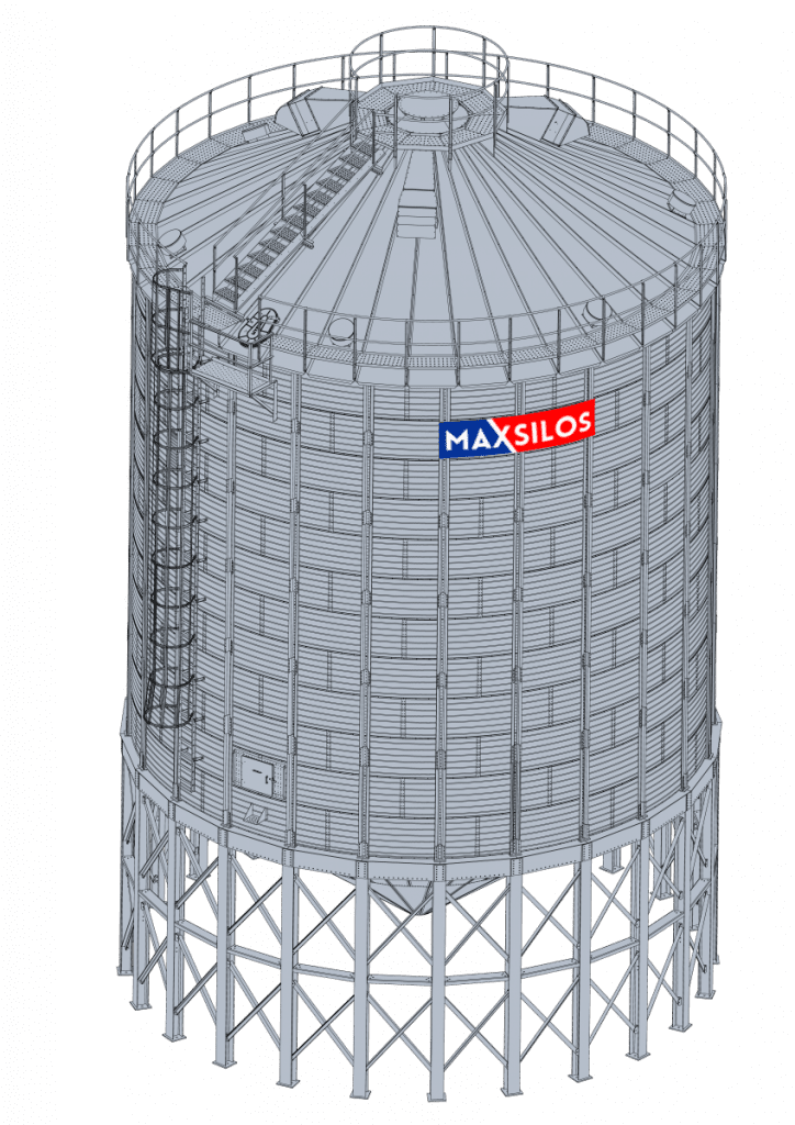 SILOS BASE CONICA COMERCIALES - MAX SILOS - Silos para almacenamiento ...
