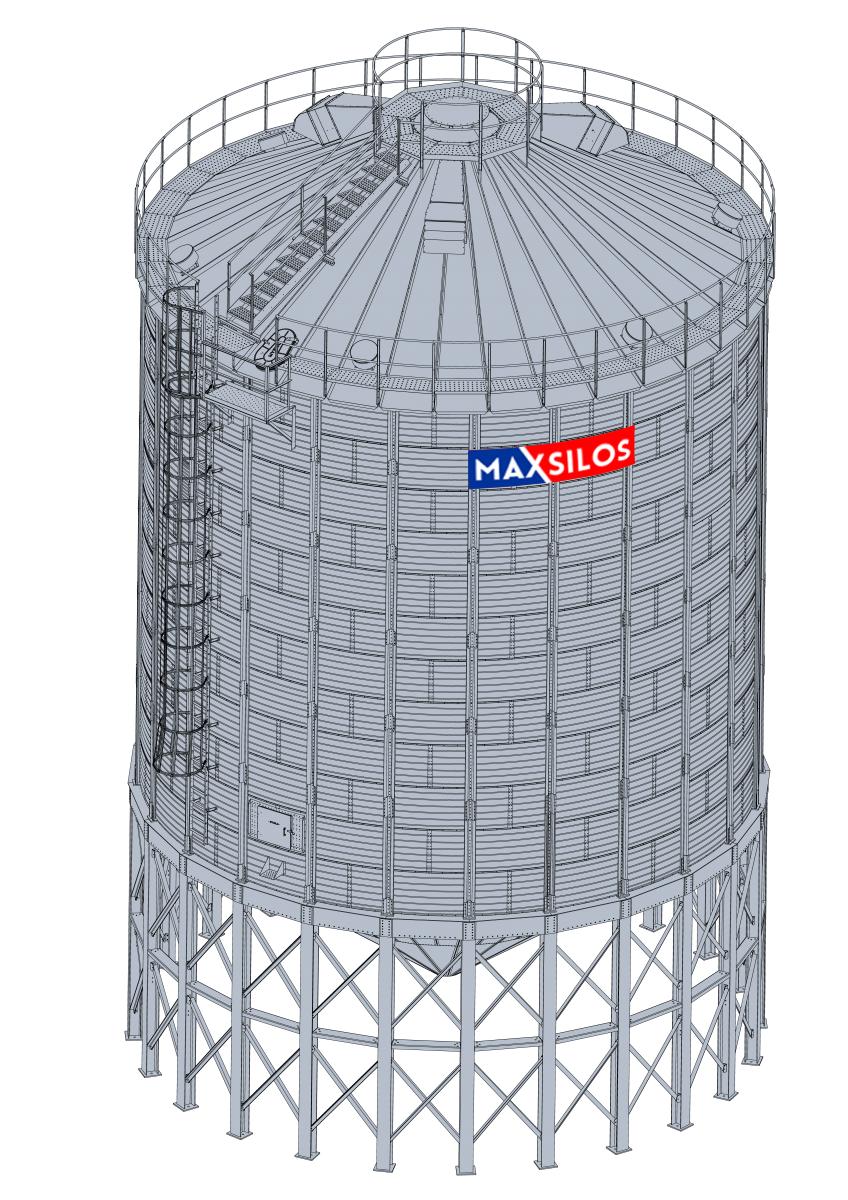 SILOS BASE CONICA COMERCIALES - MAX SILOS - Grain Storage